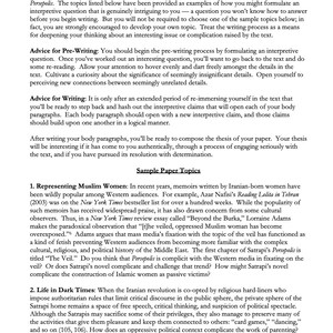 The Complete Persepolis by Marjane Satrapi | Complete Teaching Unit ...