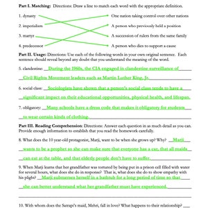 The Complete Persepolis by Marjane Satrapi | Complete Teaching Unit ...