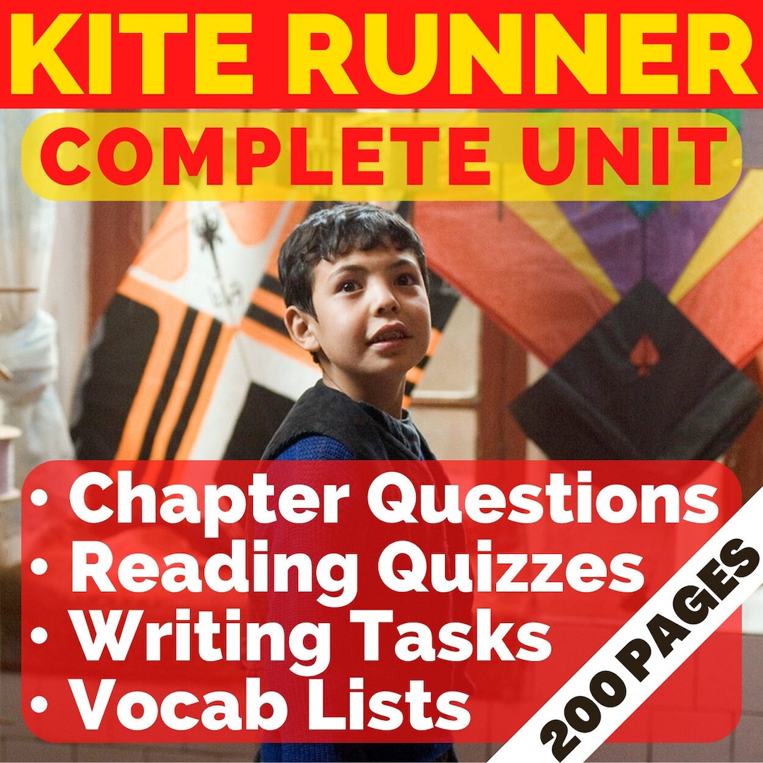 The Kite Runner by Khaled Hosseini | Complete Teaching Unit | Reading ...