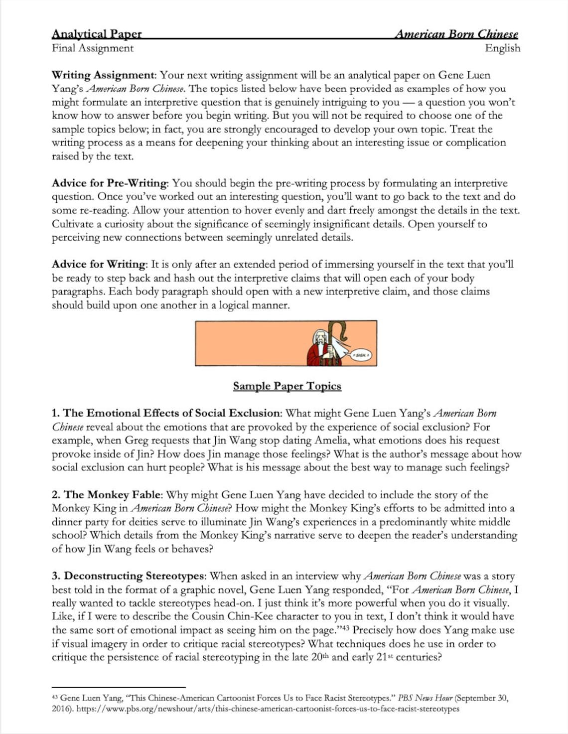 American Born Chinese by Gene Luen Yang | Complete Teaching Unit ...