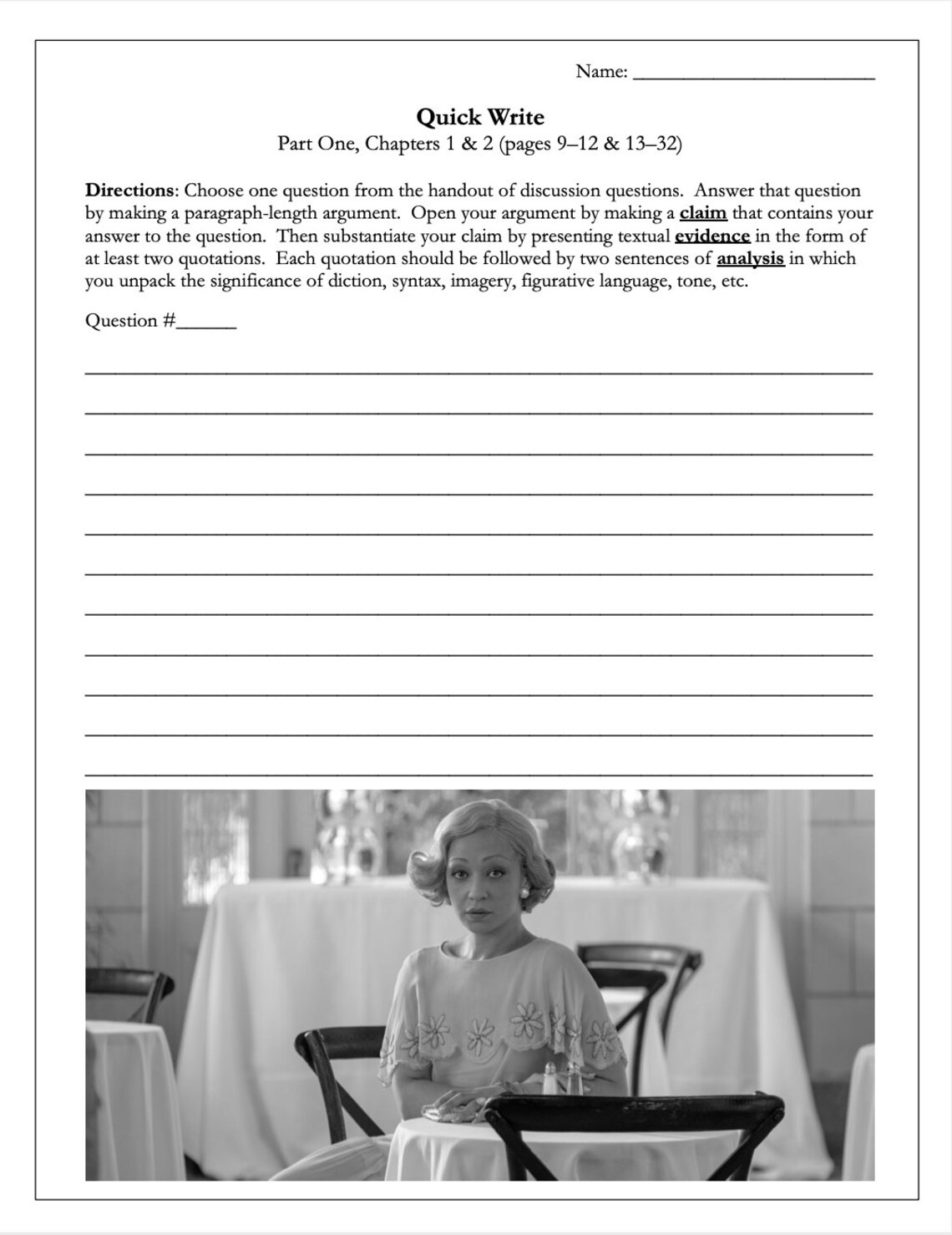 Passing by Nella Larsen | Complete Teaching Unit | Reading Quizzes ...