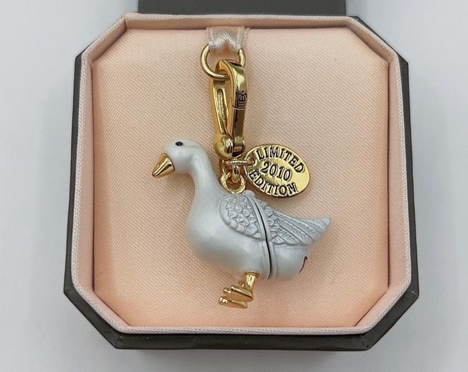 Juicy Couture White Goose Charm - Etsy