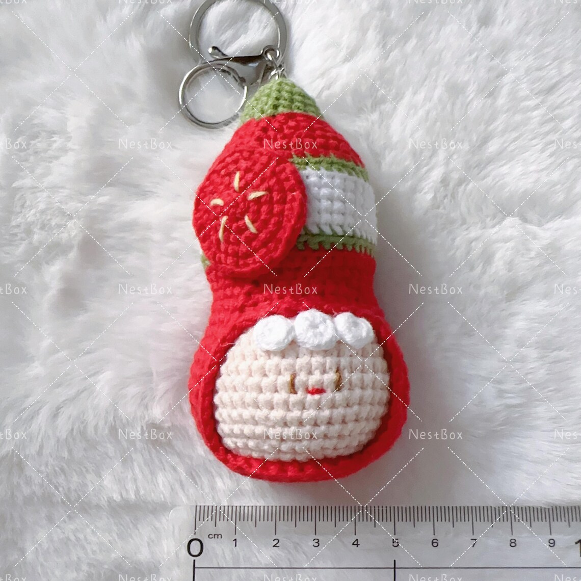 Crochet Baby Face Ketchup Bottle Keychain/bag Chain - Etsy