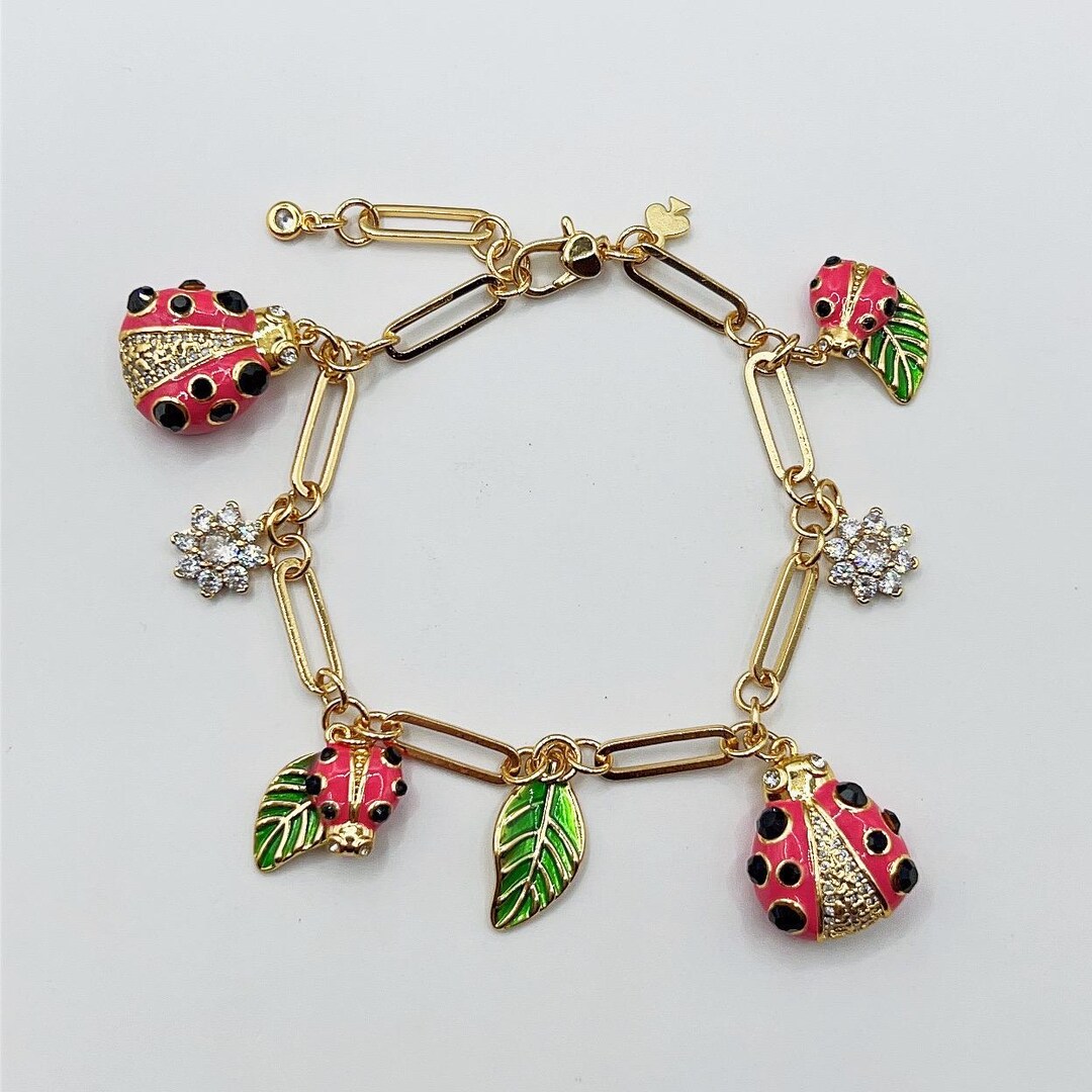 Kate Spade Ladybug Bracelet - Etsy