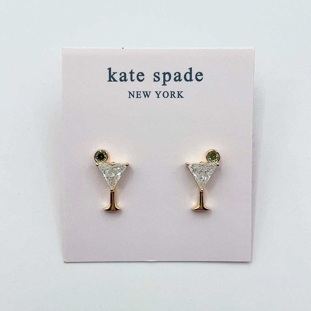Kate Spade Martini Earrings - Etsy