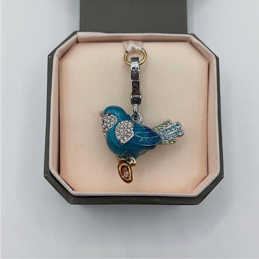 H03-juicy Couture Blue Bird Charm - Etsy