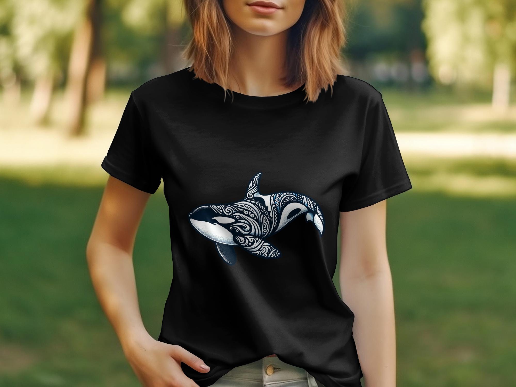 Tribal Orca Spirit Premium Bella Canvas 3001 T-shirt, Cozy Gildan 18000 ...