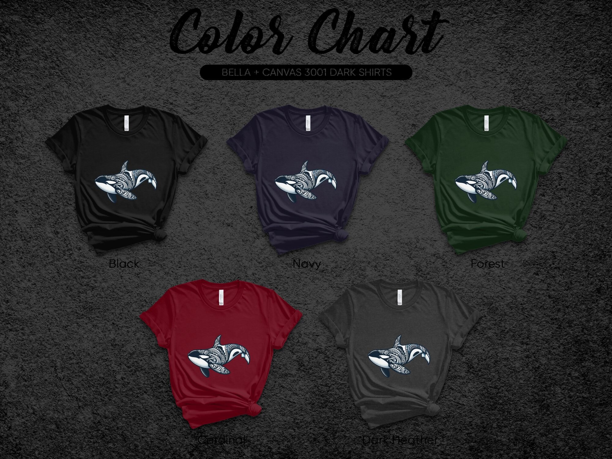 Tribal Orca Spirit Premium Bella Canvas 3001 T-shirt, Cozy Gildan 18000 ...