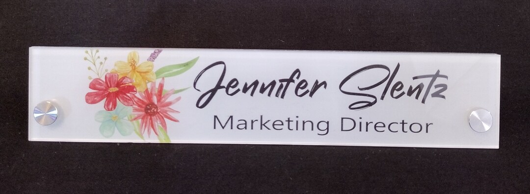 2x10 DESK NAME PLATE - Etsy