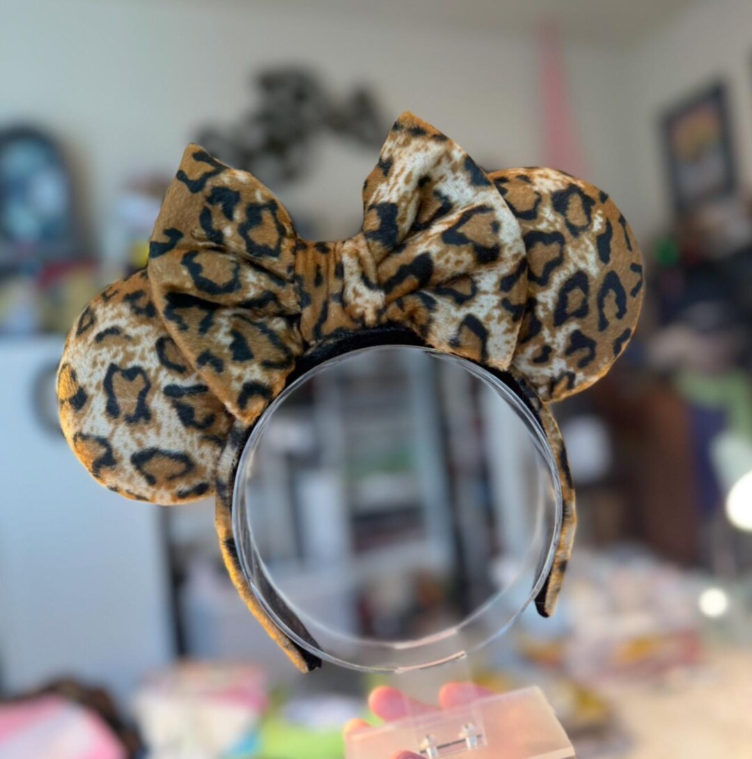 Leopard Mouse Ear | Cat Mouse Ear | Animal Kingdom Mickey Ear | Choice ...
