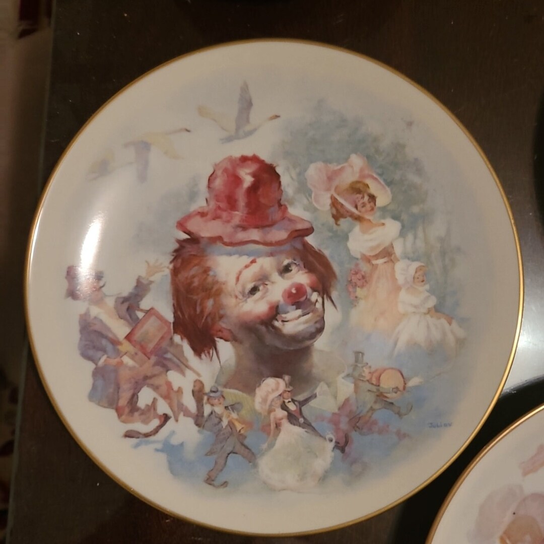 1977 Julian Ritter Clowns, falling in Love - Etsy