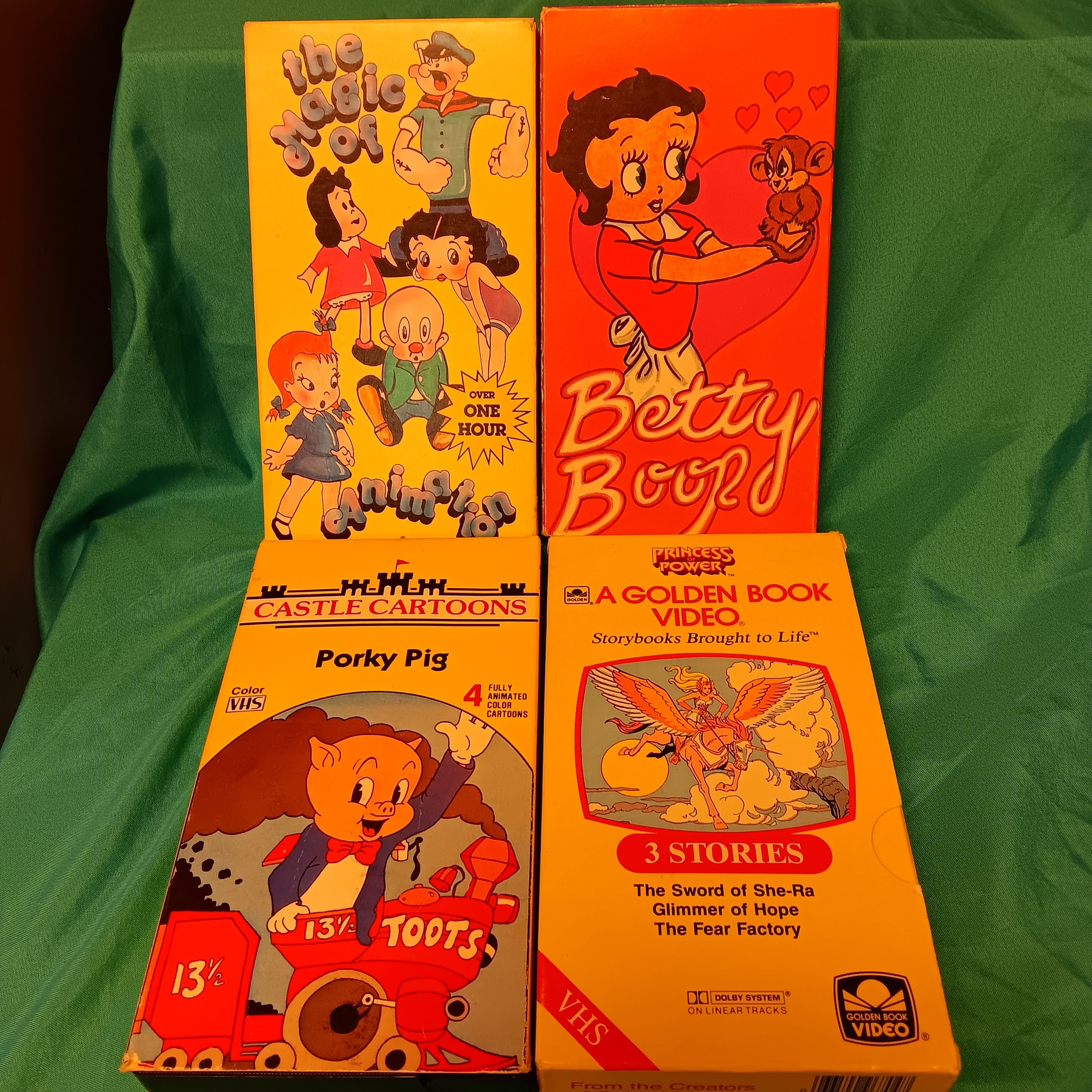 4 Classic Cartoon Vhs Tapes - Etsy