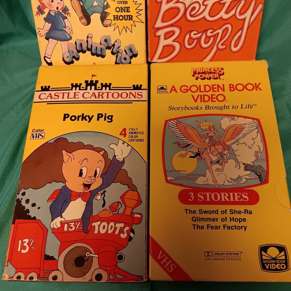 4 Classic Cartoon Vhs Tapes - Etsy