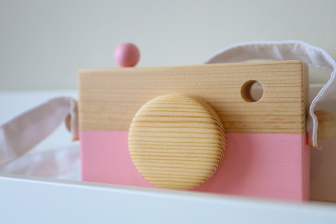 Handmade Wooden Toy Camera: Montessori Photography Prop - Etsy