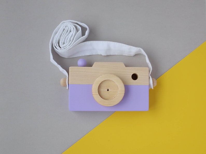 Handcrafted Wooden Toy Camera: Montessori Nursery Decor - Etsy