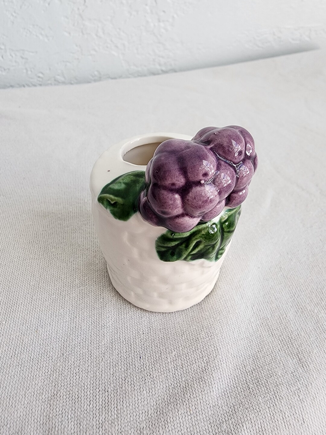 Ceramic Grape Basket Toothpick Holder - Etsy
