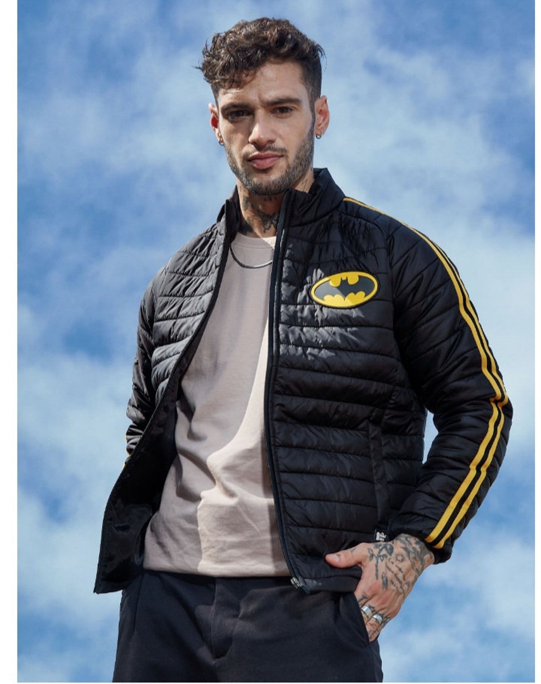 New Batman Logo Motorcycle Brando Biker Real Leather Hoodie - Etsy