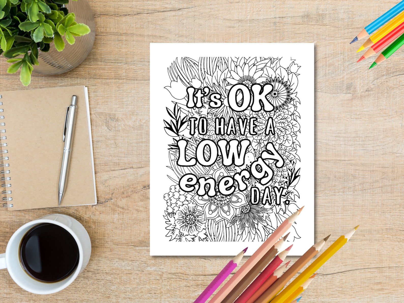 Neurospicy Affirming Coloring Pages | Neurodiversity Art (PDF Download ...