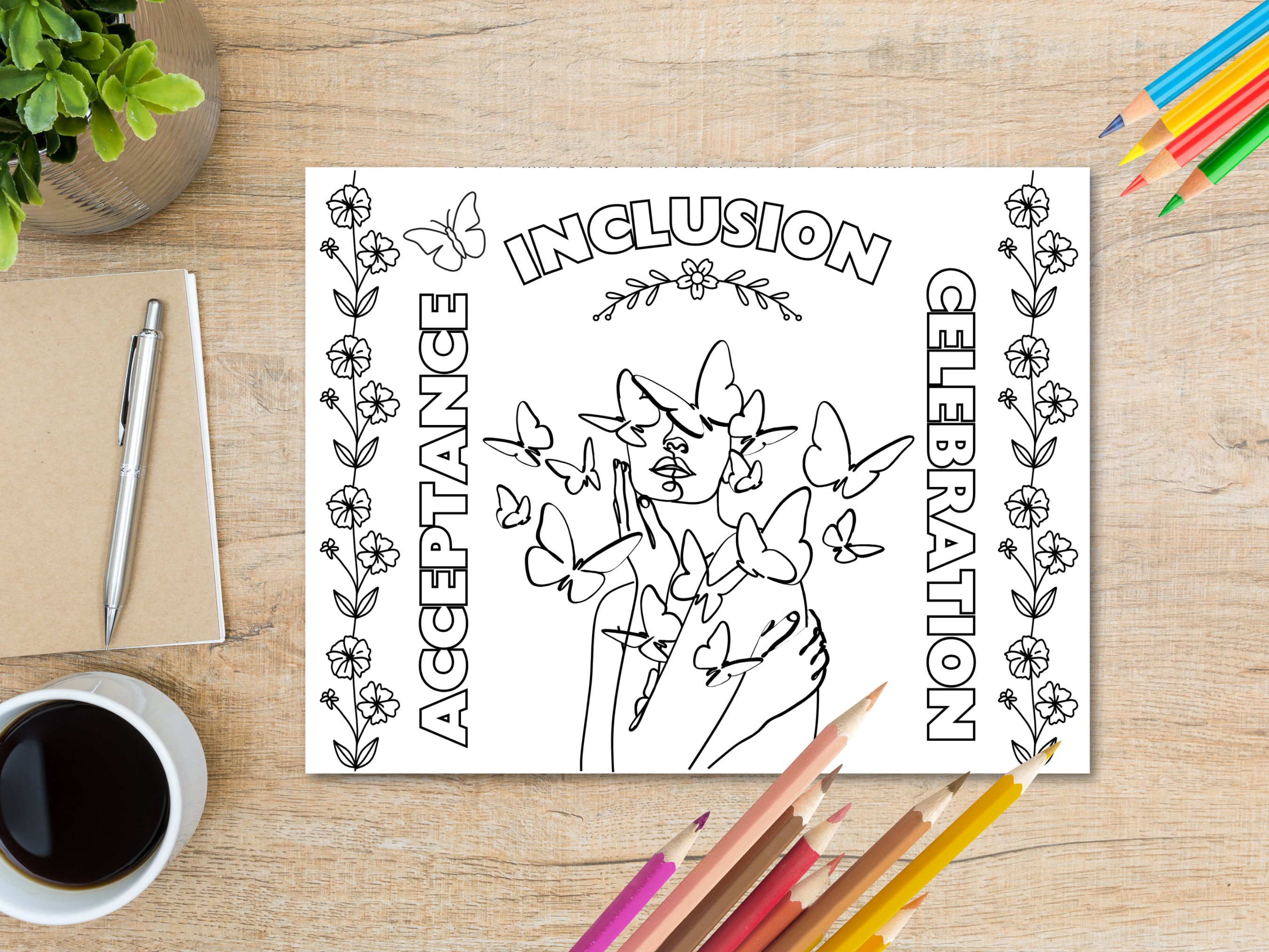 Autism Acceptance Coloring Pages | Neurodiversity Affirming (PDF ...