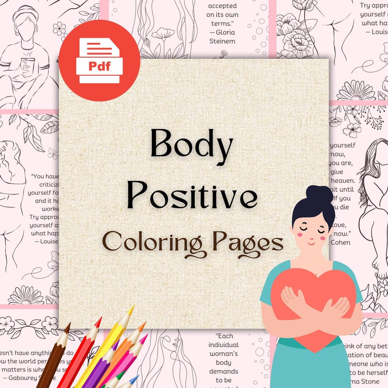 Positive Coloring - Etsy