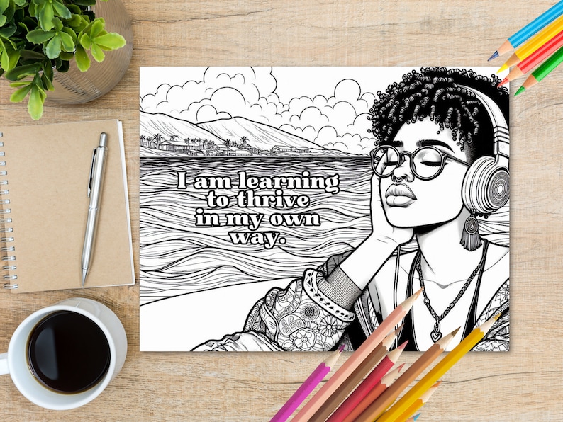 Chronic Illness Coloring Pages | Anti-capitalist Affirmations ...