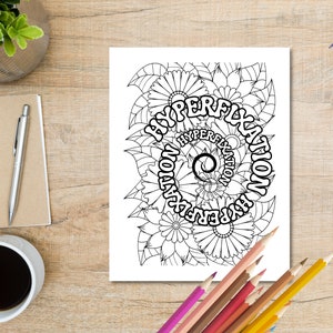 Neurospicy Coloring Pages | ADHD, Autism, Neurodivergent | Neuro ...