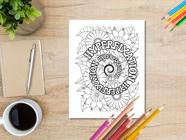 Neurospicy Coloring Pages | ADHD, Autism, Neurodivergent | Neuro ...