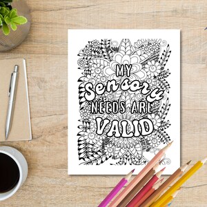 Neurospicy Coloring Pages | ADHD, Autism, Neurodivergent | Neuro ...