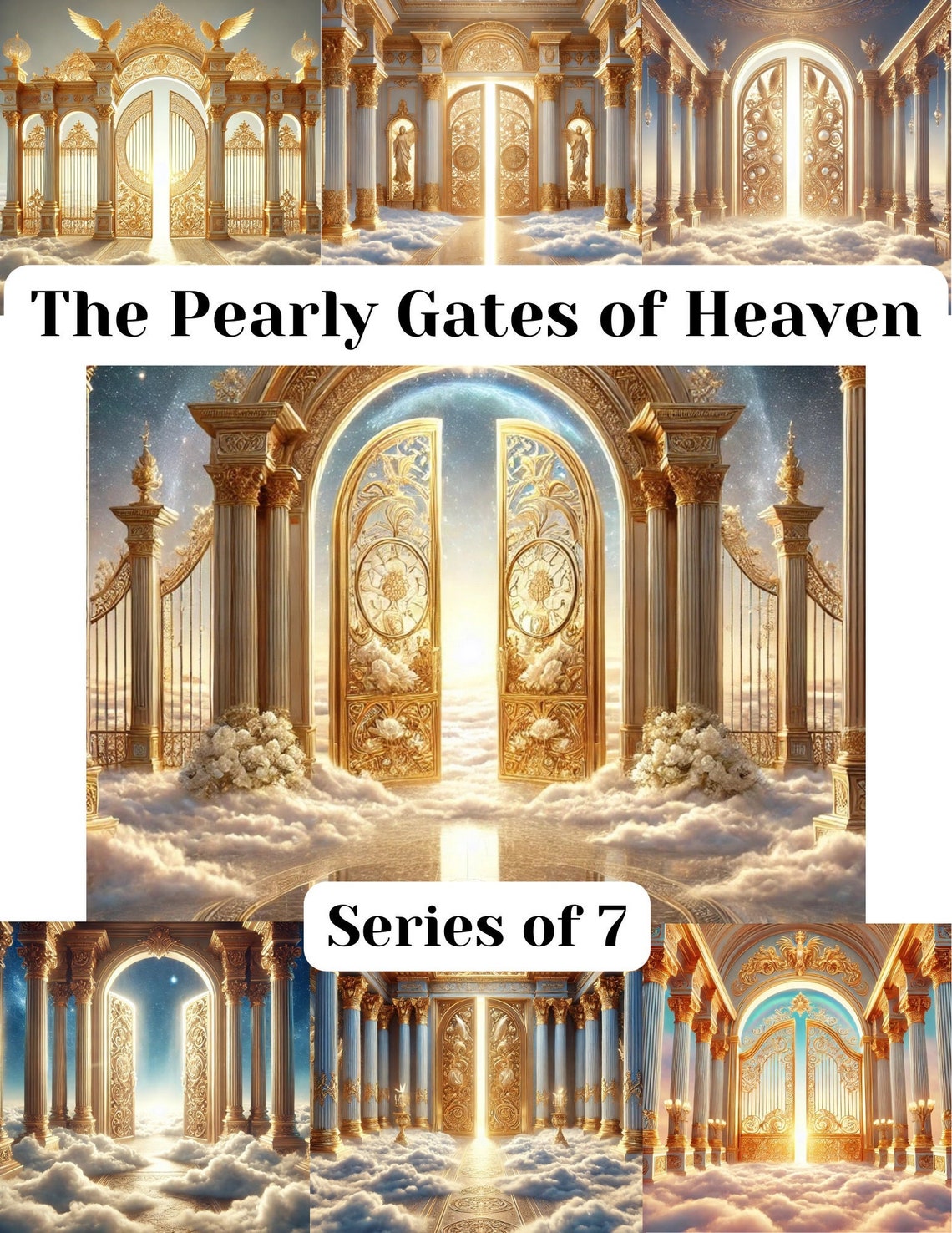 The Pearly Gates of Heaven - Series of 7 - Etsy