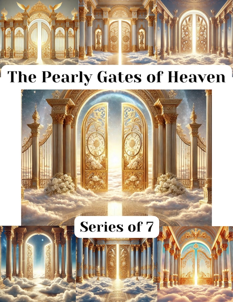 The Pearly Gates of Heaven - Series of 7 - Etsy
