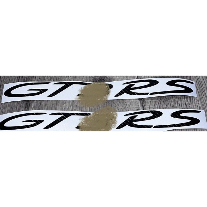 Gloss CARBON FIBER Custom GT3 RS Side Door Decals for Porsche - Etsy