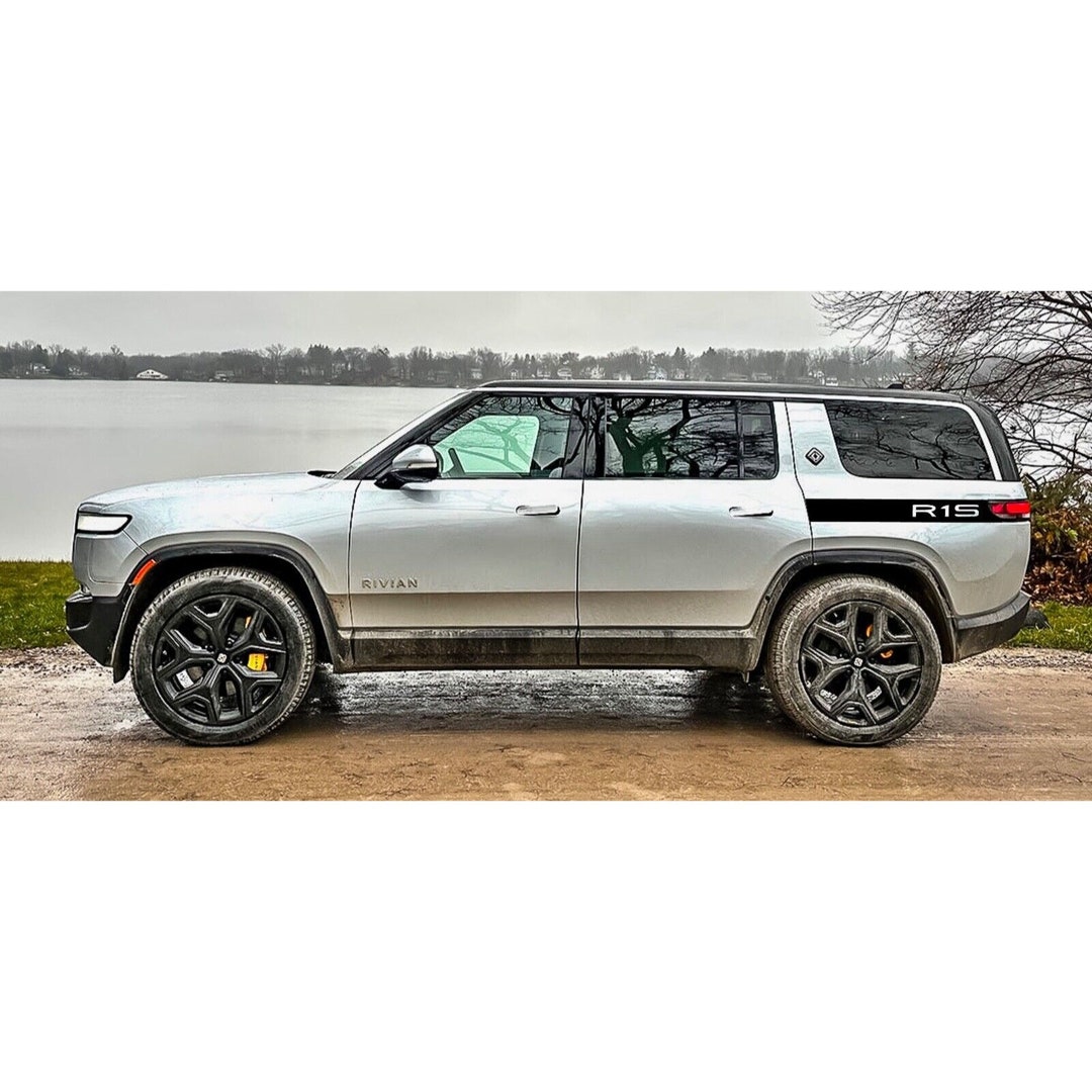 Rivian R1S 2022-2024 Custom Rear Back Logo Vinyl Stripe Decals - Etsy
