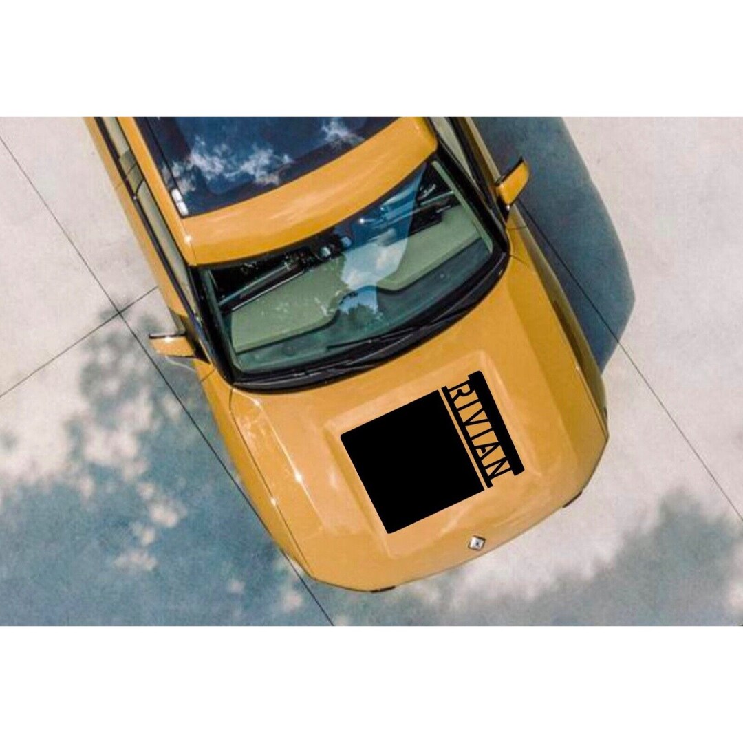 Rivian R1T 2021-2024 Custom Hood Cowl Rocker Decal Graphics EV - Etsy