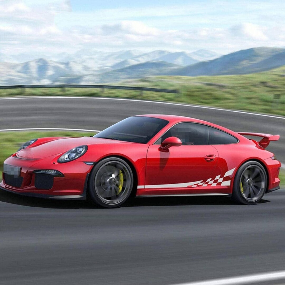 Custom Flag Side Decals Set for Porsche 911 GT3 RS 2012-2019 - Etsy