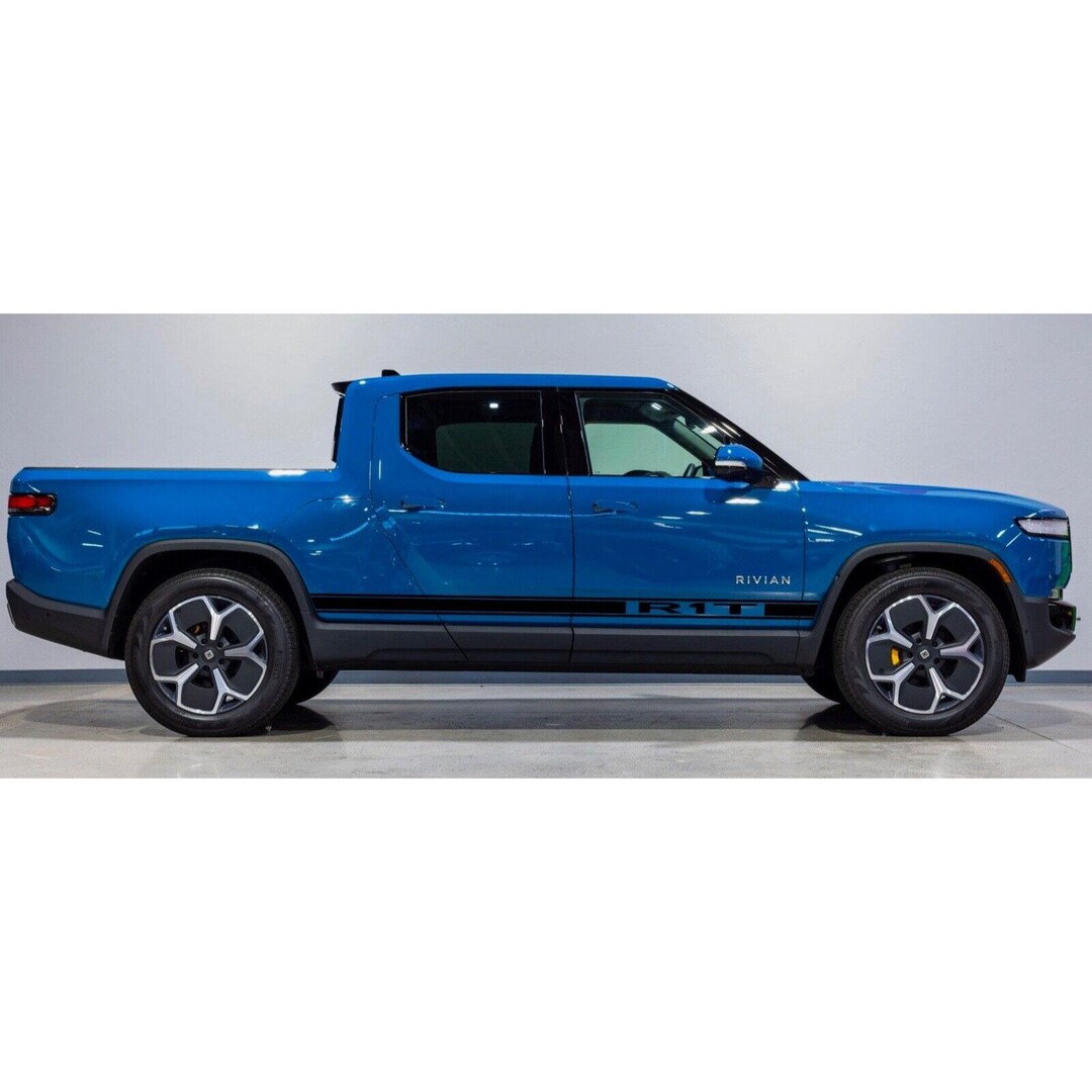 Rivian R1T 2021-2024 Custom Side Logo Vinyl Stripe Decal - Etsy