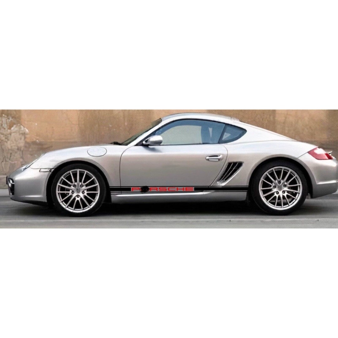 Two Tone Triple Stripe Side Custom Decal Set for Porsche - Etsy
