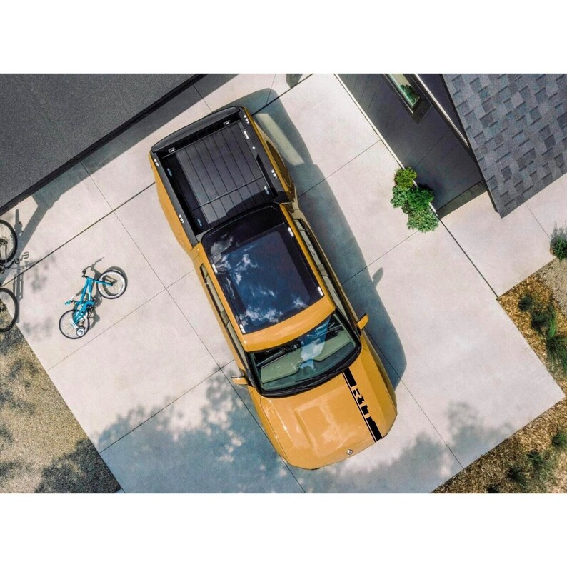 Rivian R1T 2021-2024 Custom Hood Stripe Logo Decal Graphics EV - Etsy