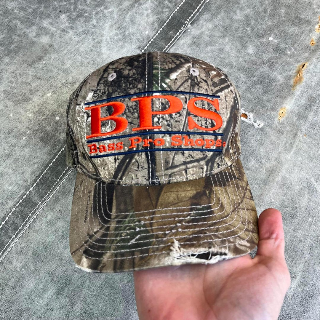 Vintage Y2K Bass Pro Shops Realtree AP Camo Snapback Hat - Etsy