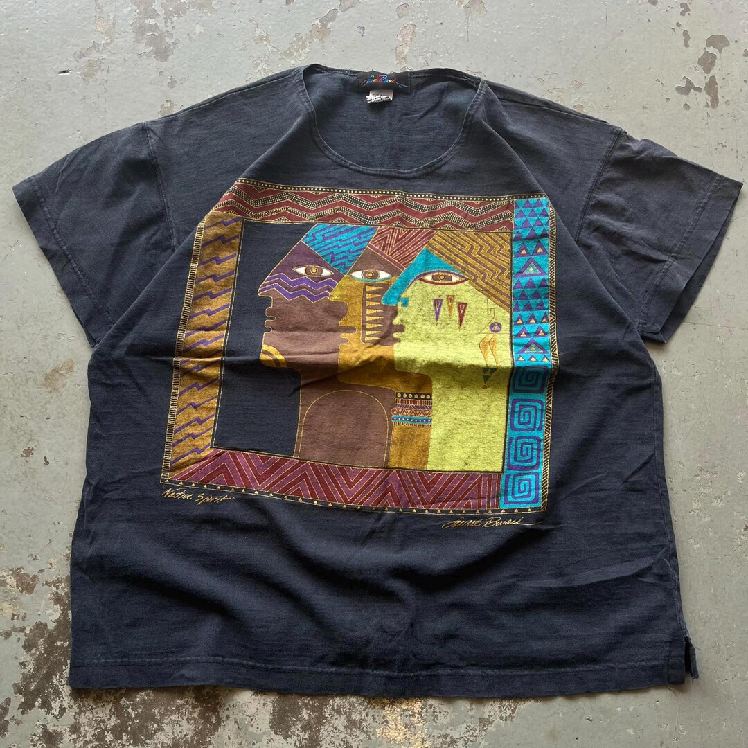 Vintage Unique Abstract 90s Egypt Pharaoh Art Shirt - Etsy