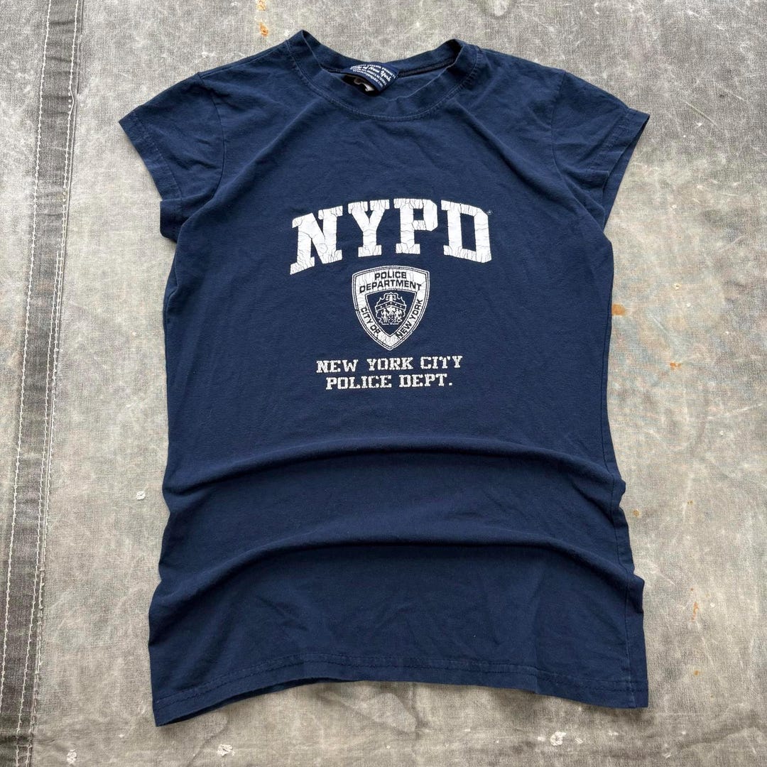 Vintage Y2K NYPD New York Police Department Women’s Shirt - Etsy
