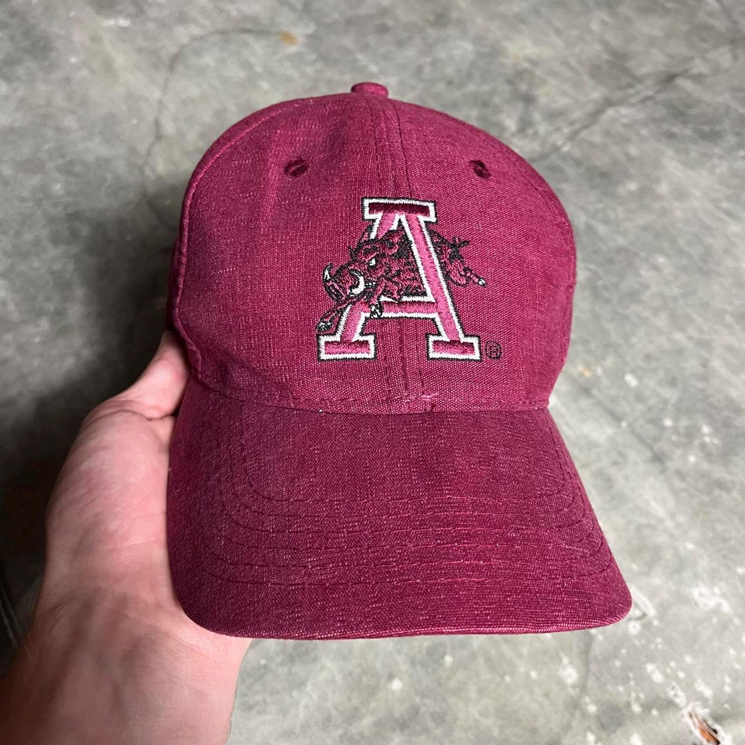 Vintage 90s Arkansas Razorbacks Sports Specialties Sport Hat - Etsy