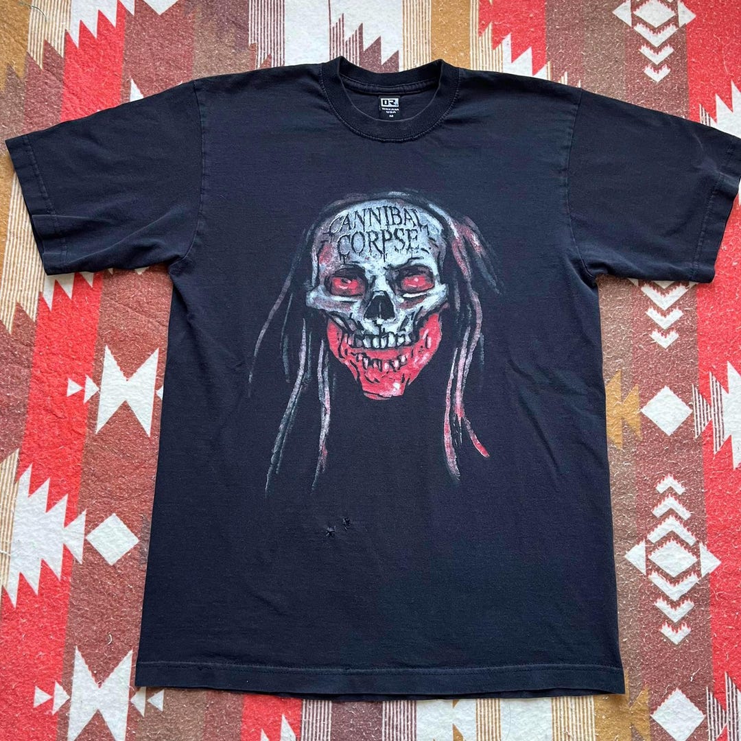 Vintage Y2K Cannibal Corpse Horror Death Metal Zombie Shirt - Etsy