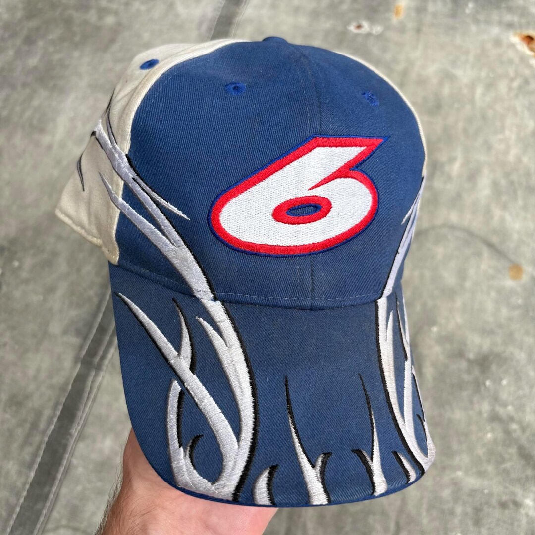 Vintage Y2K Mark Martin Fire Flame Thorn Grunge NASCAR Hat - Etsy