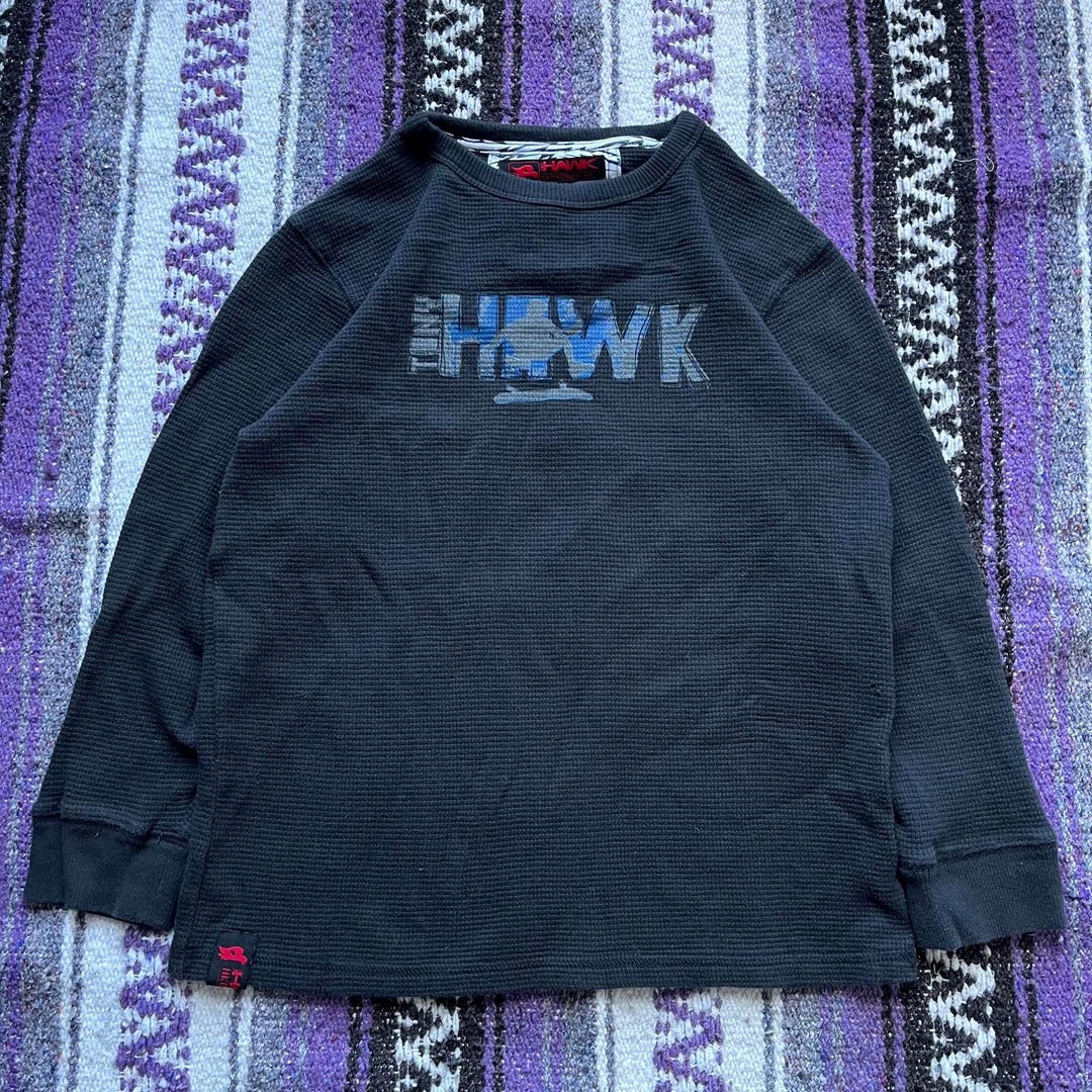 Vintage Y2K Tony Hawk Affliction Skate Grunge Thermal Shirt - Etsy