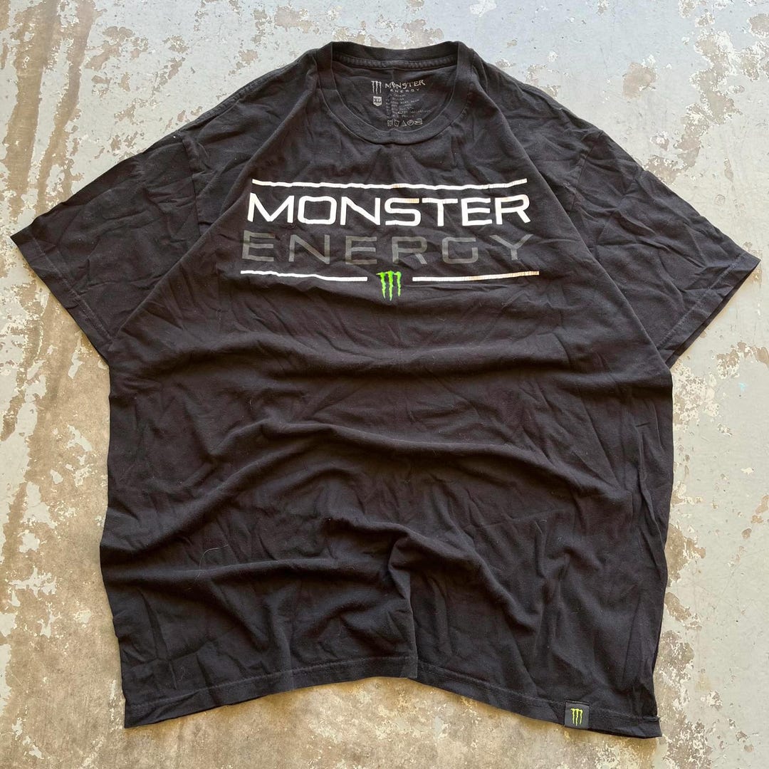 Vintage Y2K Monster Energy Drink Grunge Skater Sports Shirt - Etsy