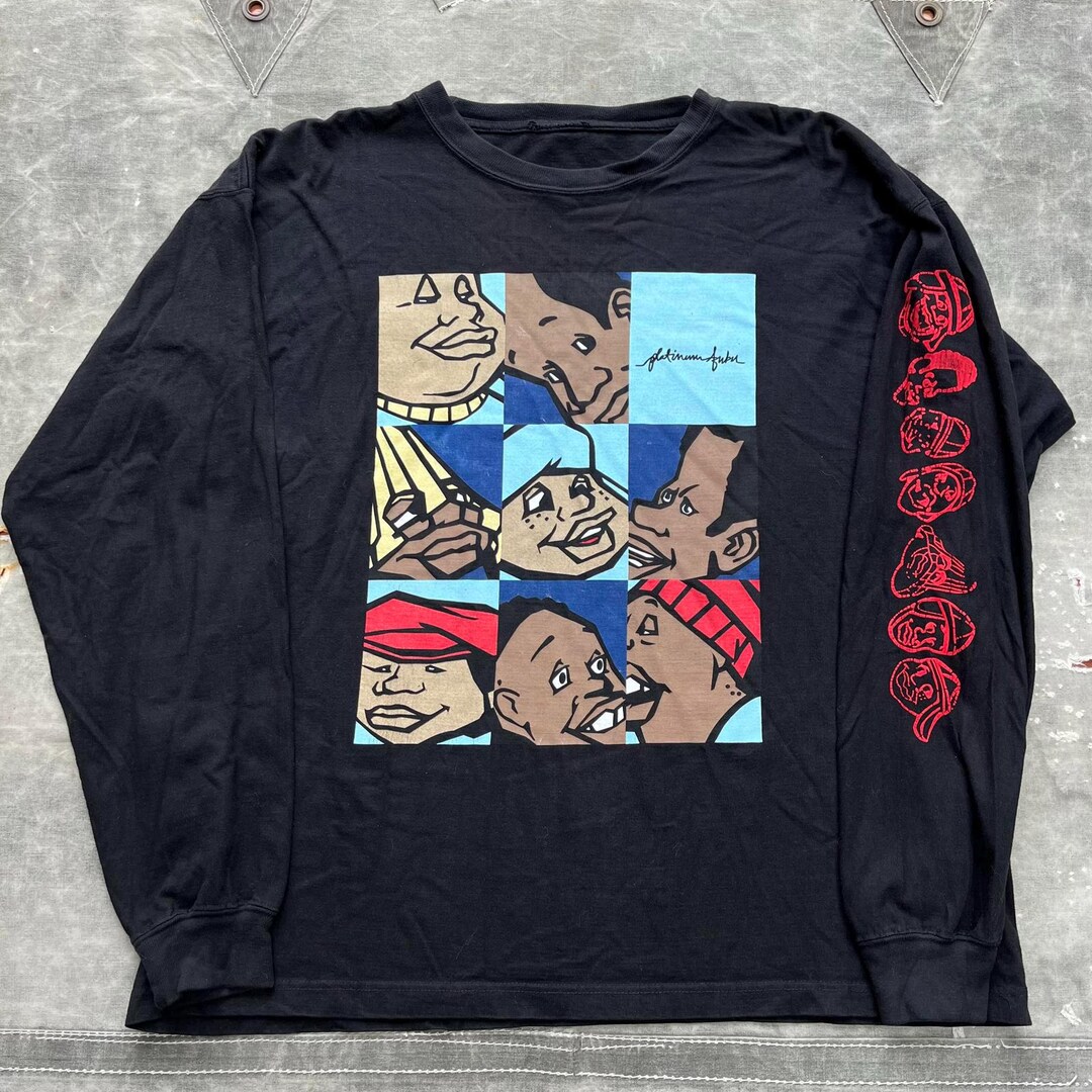 Vintage Y2K Platinum Fubu Fat Albert Cartoon Graphic Shirt - Etsy