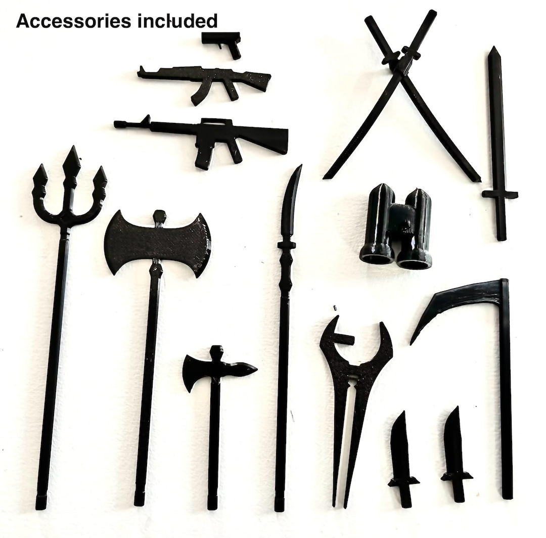 Accessory Pack for T13 (dummy 13) Action Figure - 3D Printed - Etsy