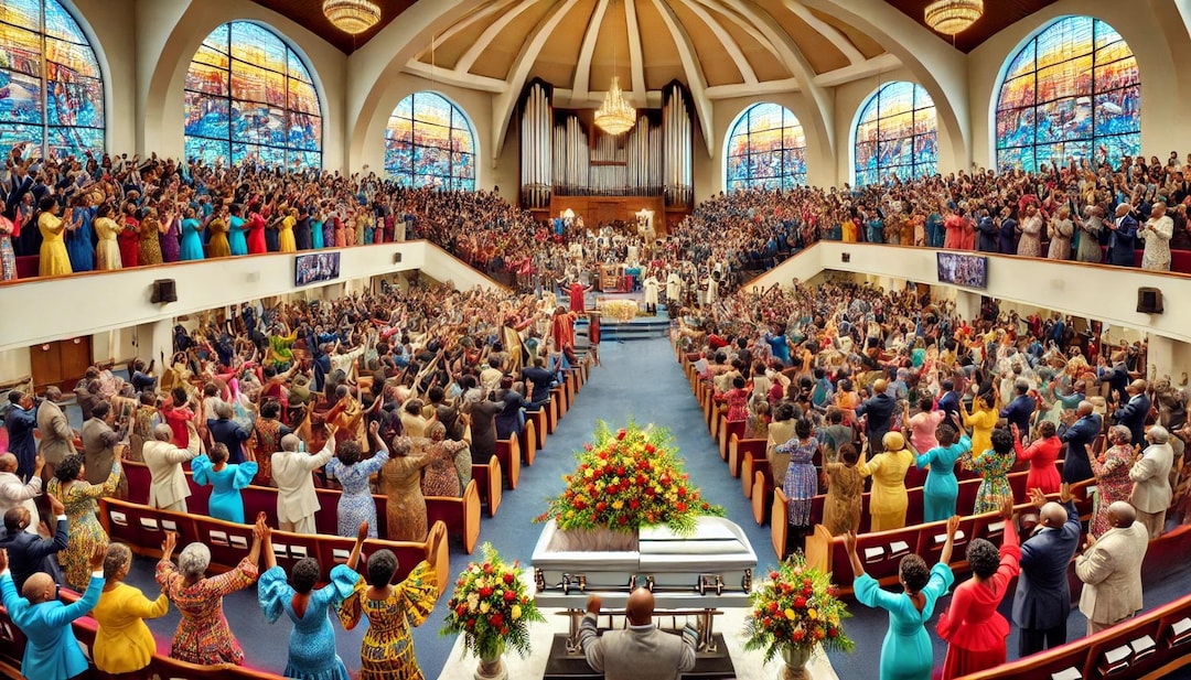 Joyful Homegoing Celebration Digital Artwork - African American Worship ...