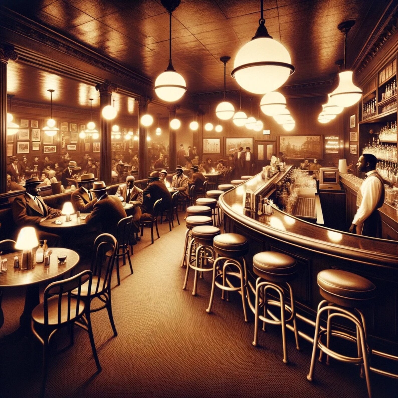Sepia-toned Speakeasy - Etsy