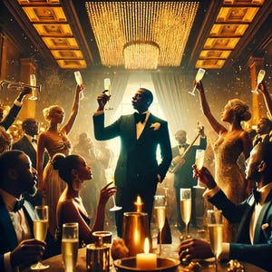 Luxury Celebration Art Print Inspired by Jay-z's 'roc Boys' – Elegant ...